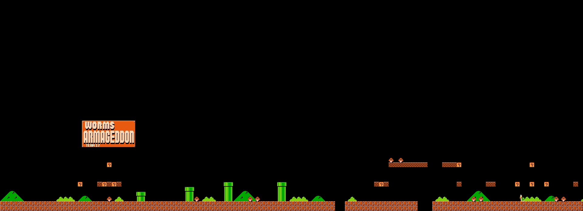 Super Mario Nes Map Mod for Worms: Armageddon | WA Mods