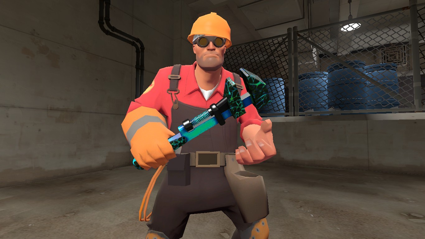 Blue Energy Wrench Mod for Team Fortress 2 | TF2 Mods