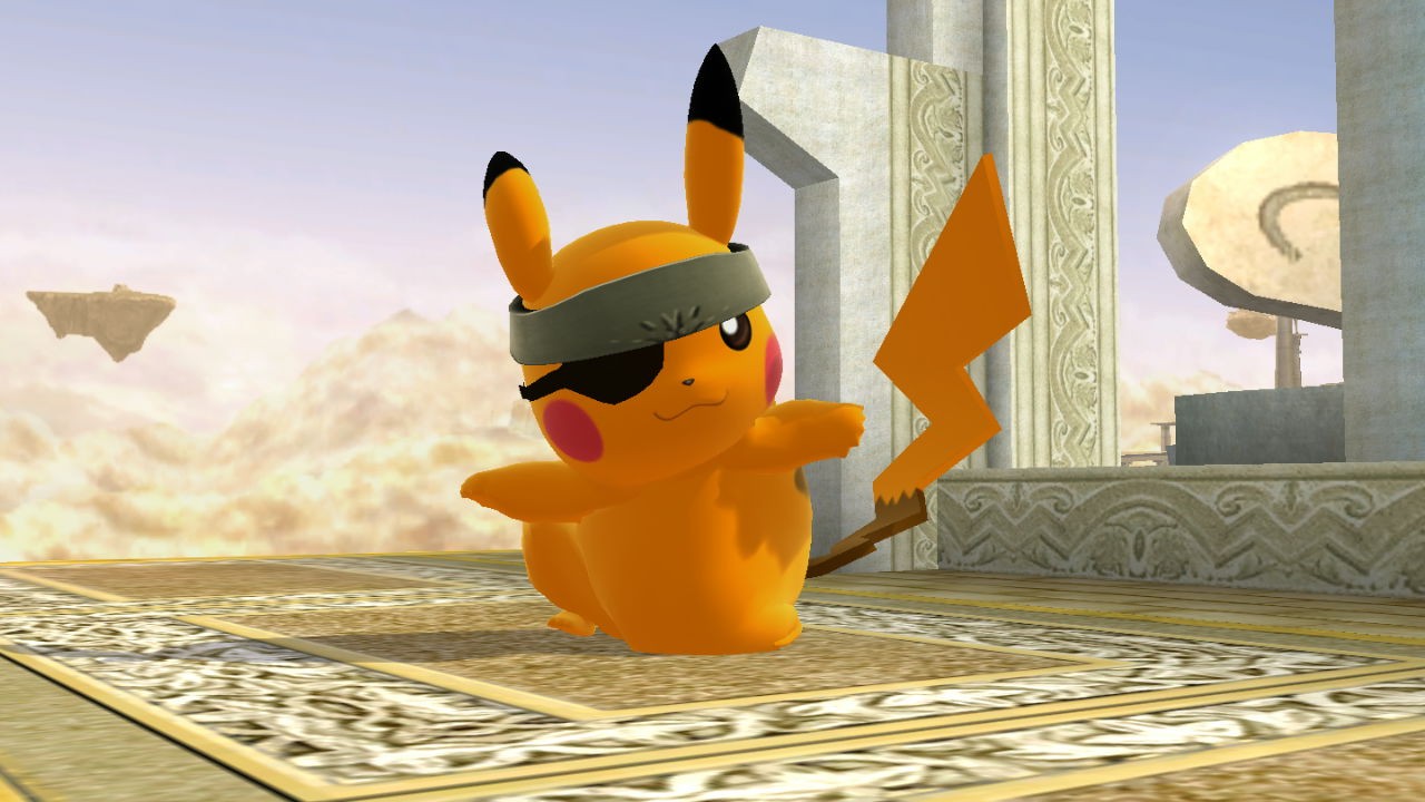 Big Boss & Homefront Pikachu Mod for Super Smash Bros. (Wii U) | SSB4U Mods