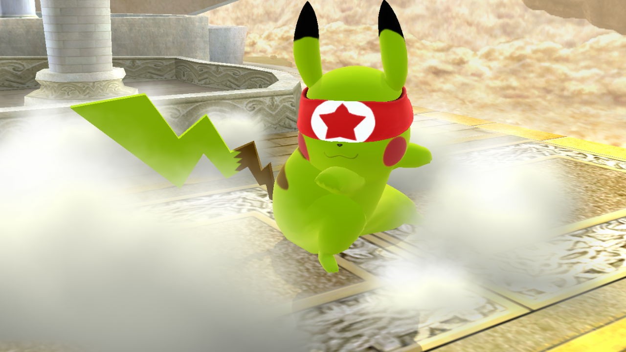 Big Boss & Homefront Pikachu Mod for Super Smash Bros. (Wii U) | SSB4U Mods