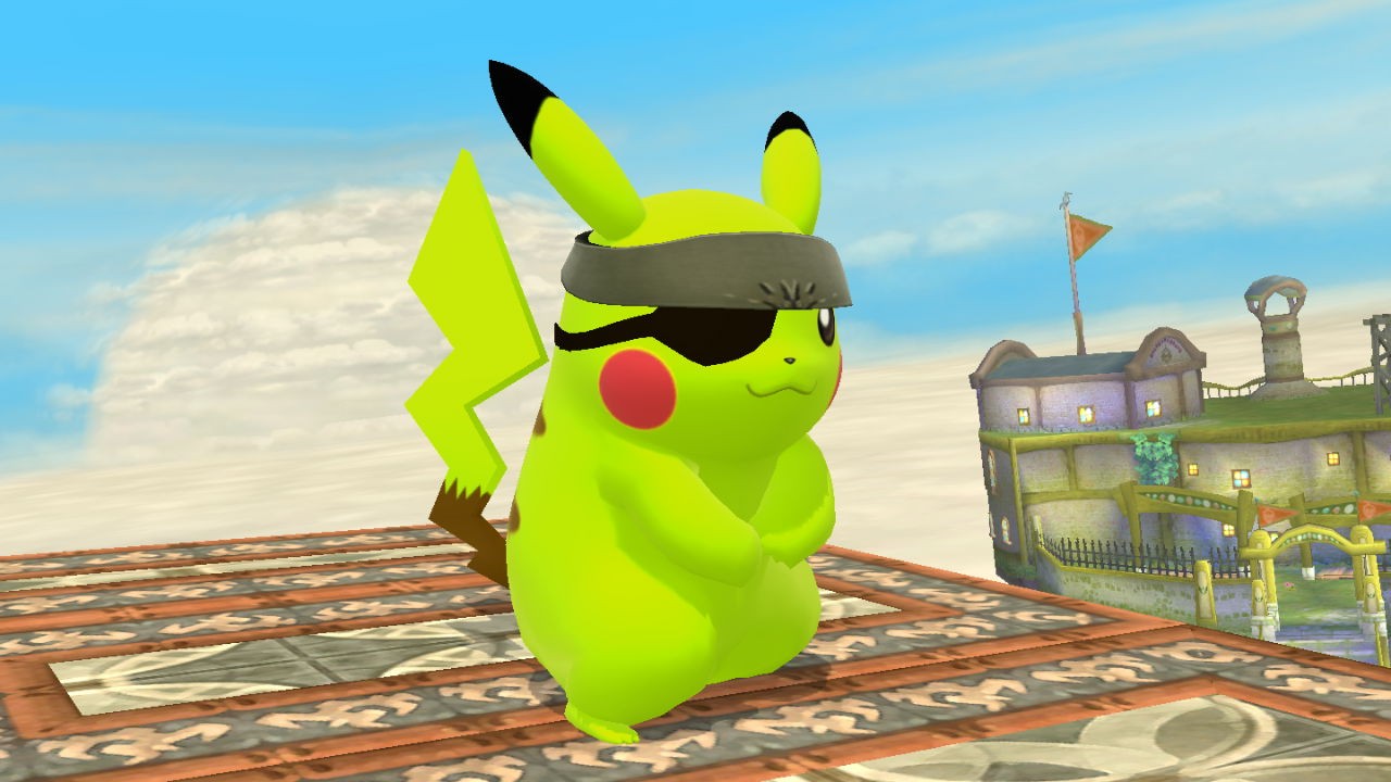 Big Boss & Homefront Pikachu Mod for Super Smash Bros. (Wii U) | SSB4U Mods