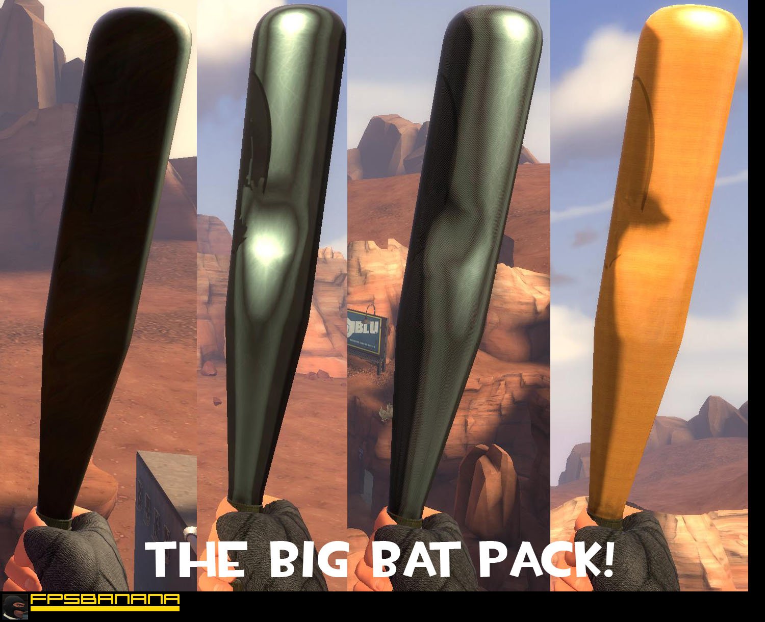 4 Bats Pack! Mod for Team Fortress 2 | TF2 Mods