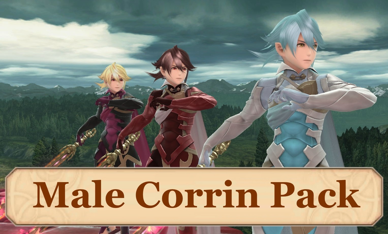 Male Corrin Pack v1.6 [Super Smash Bros. (Wii U)] [Mods]