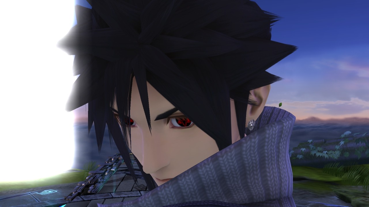 Sasuke Uchiha (Cloud Recolor) Mod for Super Smash Bros. (Wii U) | SSB4U ...