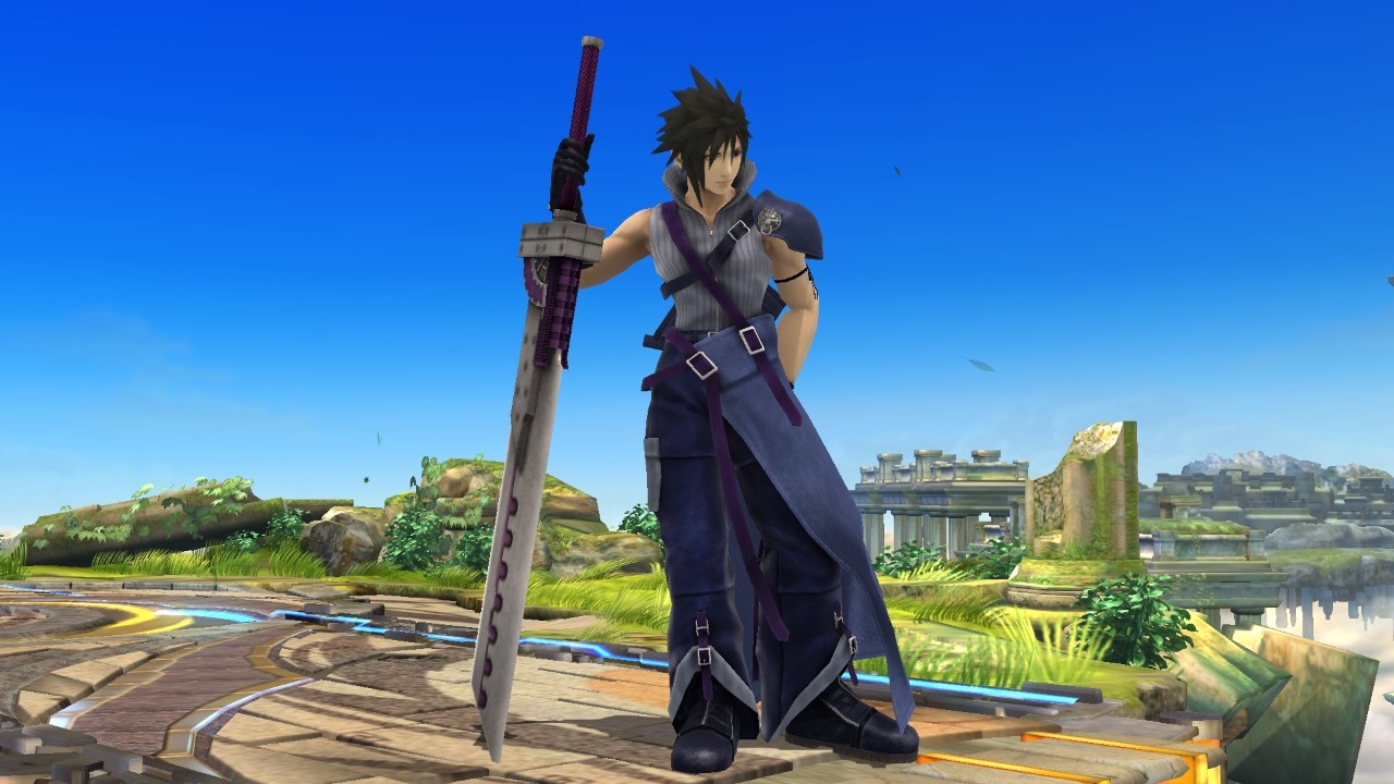 Sasuke Uchiha (Cloud Recolor) Mod for Super Smash Bros. (Wii U) | SSB4U ...