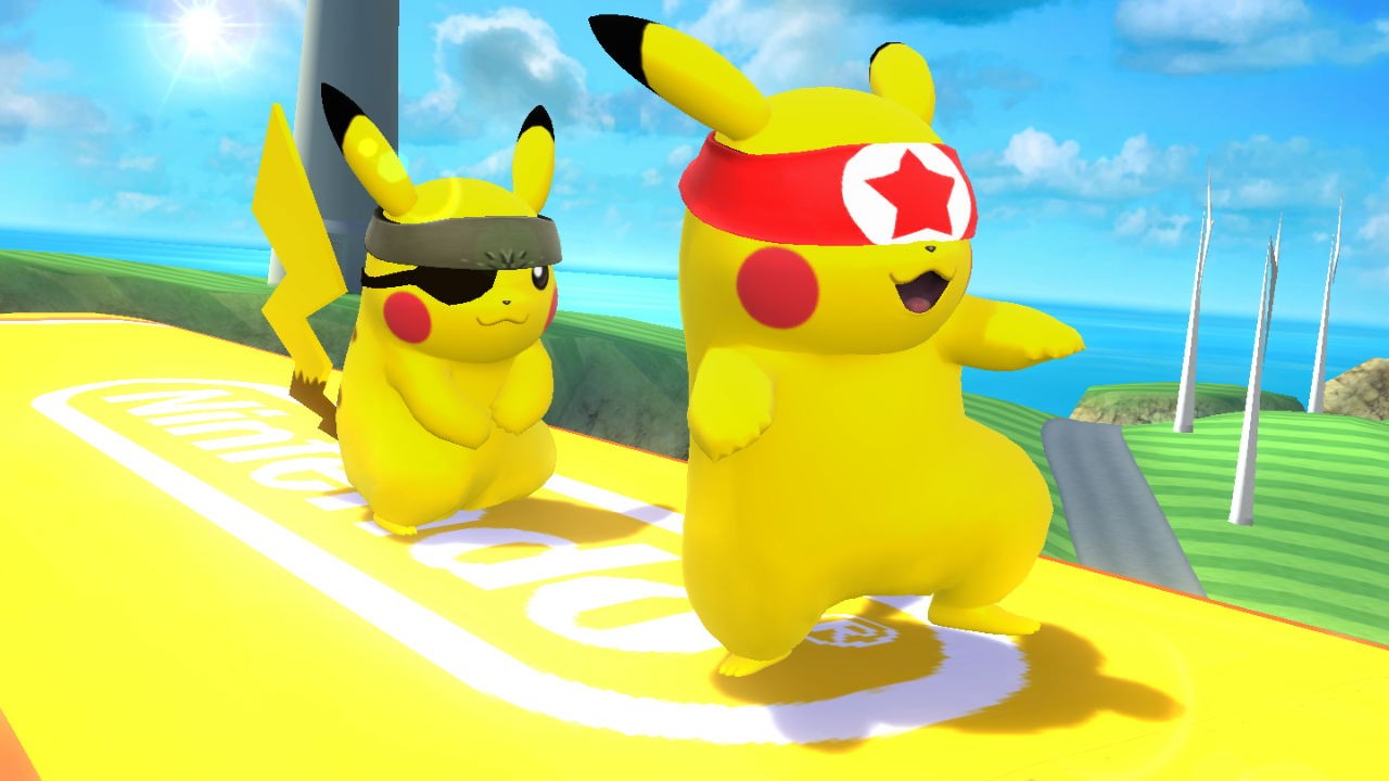 Big Boss & Homefront Pikachu Mod for Super Smash Bros. (Wii U) | SSB4U Mods
