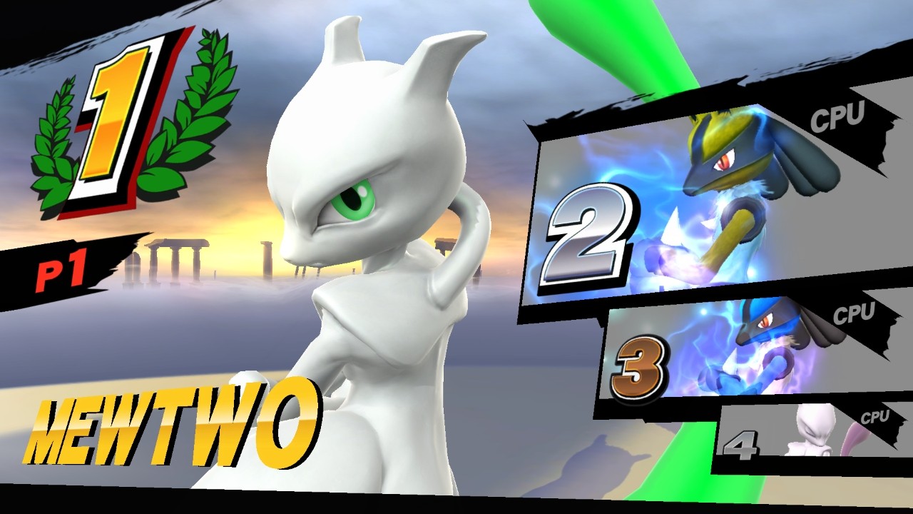 Shiny Mewtwo Mod for Super Smash Bros. (Wii U) | SSB4U Mods