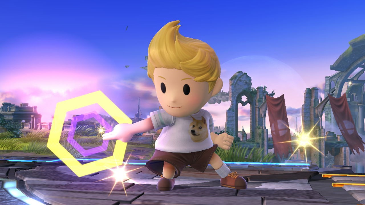 Doge Shirt Lucas Mod for Super Smash Bros. (Wii U) | SSB4U Mods