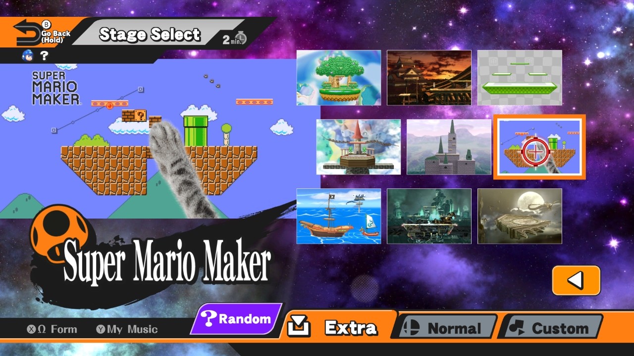 Galaxy SSS Background [Super Smash Bros. (Wii U)] [Mods]
