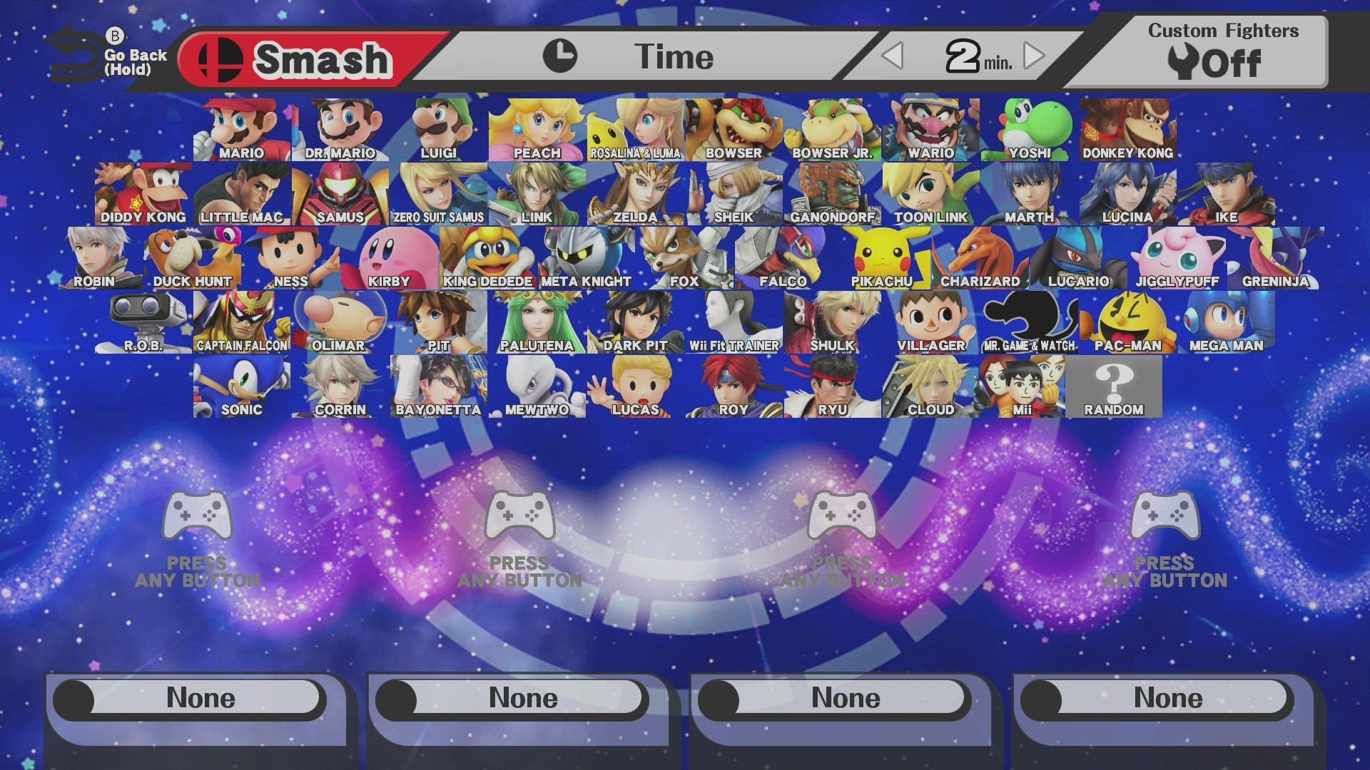 SmashU CSS BG Pack [Super Smash Bros. (Wii U)] [Mods]