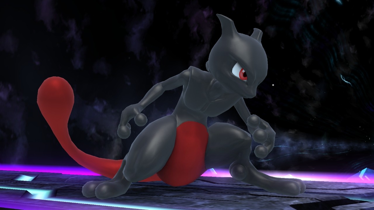 Black Mewtwo [Super Smash Bros. (Wii U)] [Mods]