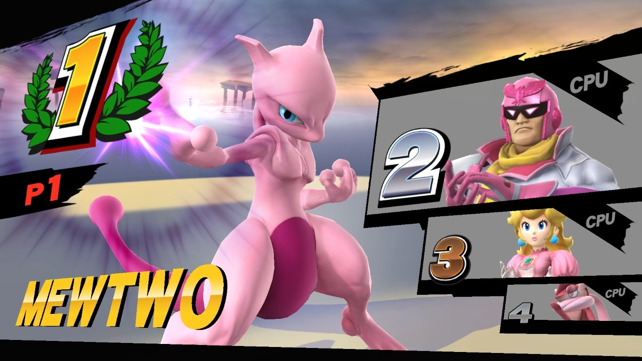 Pink Mewtwo [Super Smash Bros. (Wii U)] [Mods]