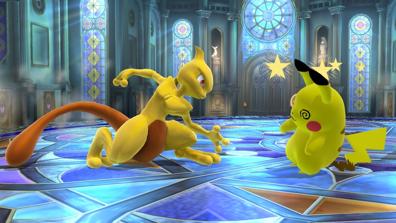 Yellow Mewtwo [Super Smash Bros. (Wii U)] [Mods]