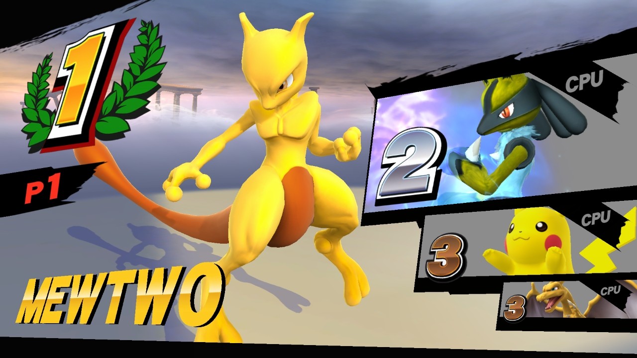 Yellow Mewtwo [Super Smash Bros. (Wii U)] [Mods]