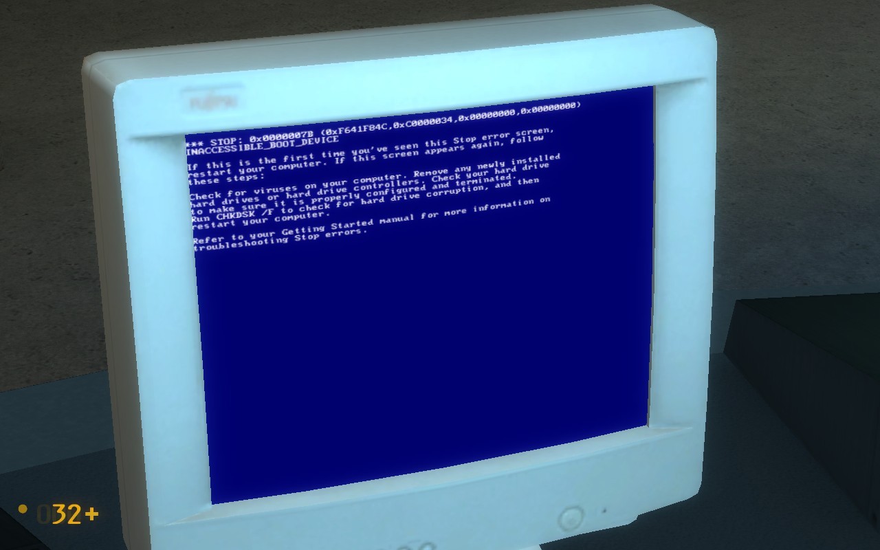 Windows 2000 Monitor Screens [Black Mesa] [Mods]