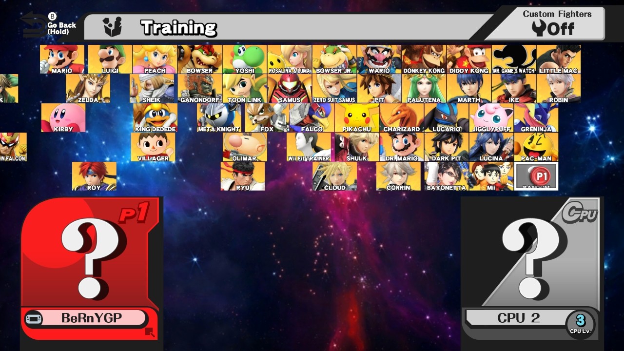 Galaxy 2 CSS Background [Super Smash Bros. (Wii U)] [Mods]