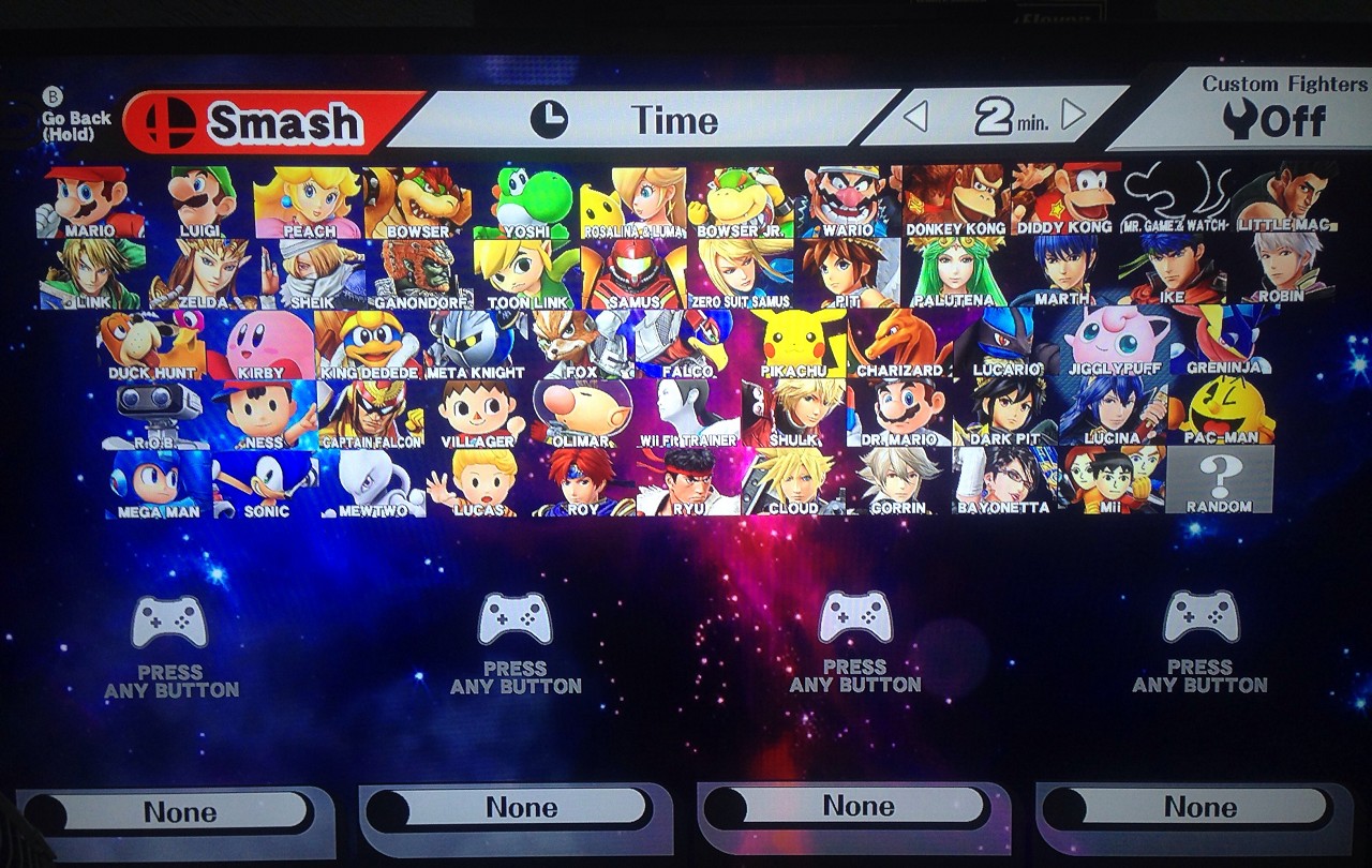 Galaxy 2 CSS Background [Super Smash Bros. (Wii U)] [Mods]