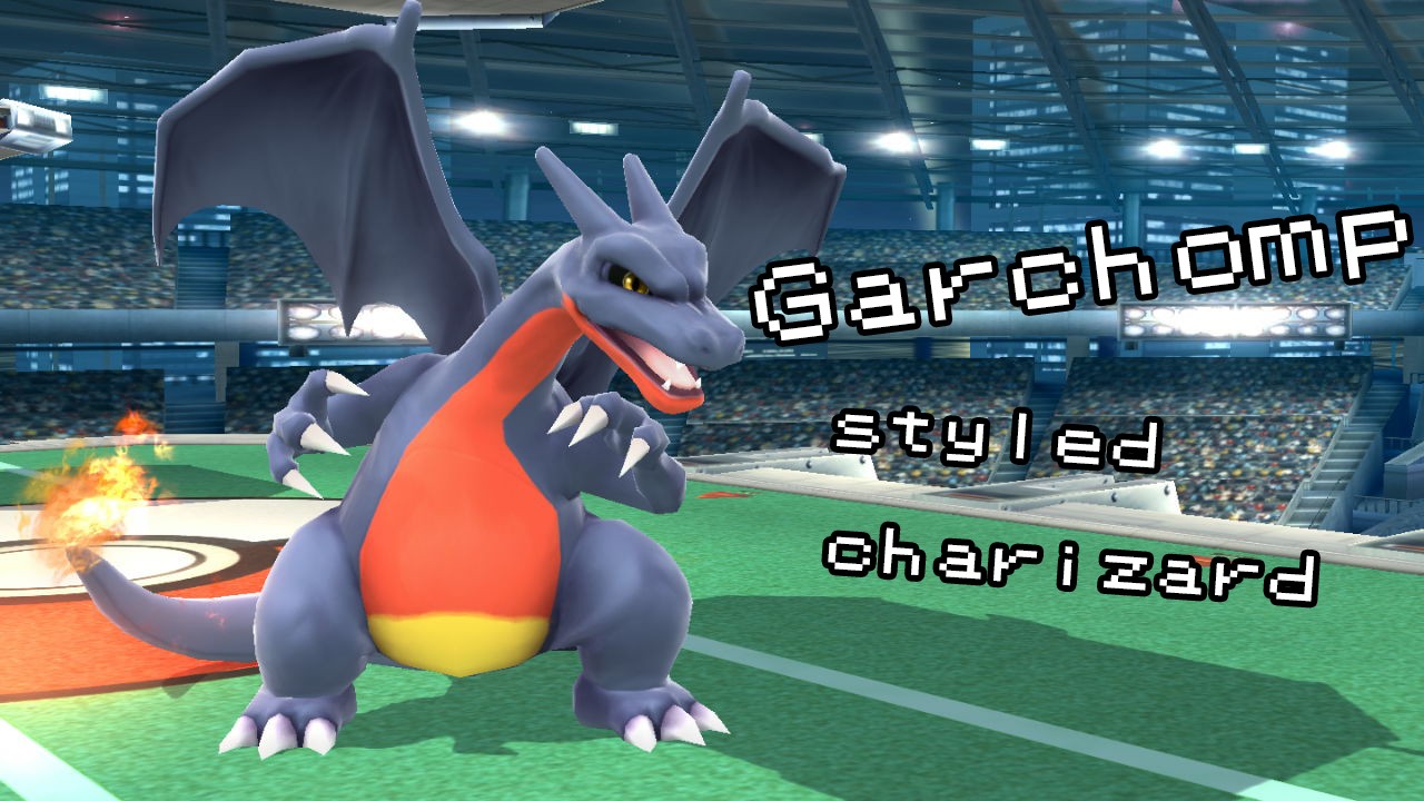 Garchomp Charizard Mod for Super Smash Bros. (Wii U) | SSB4U Mods