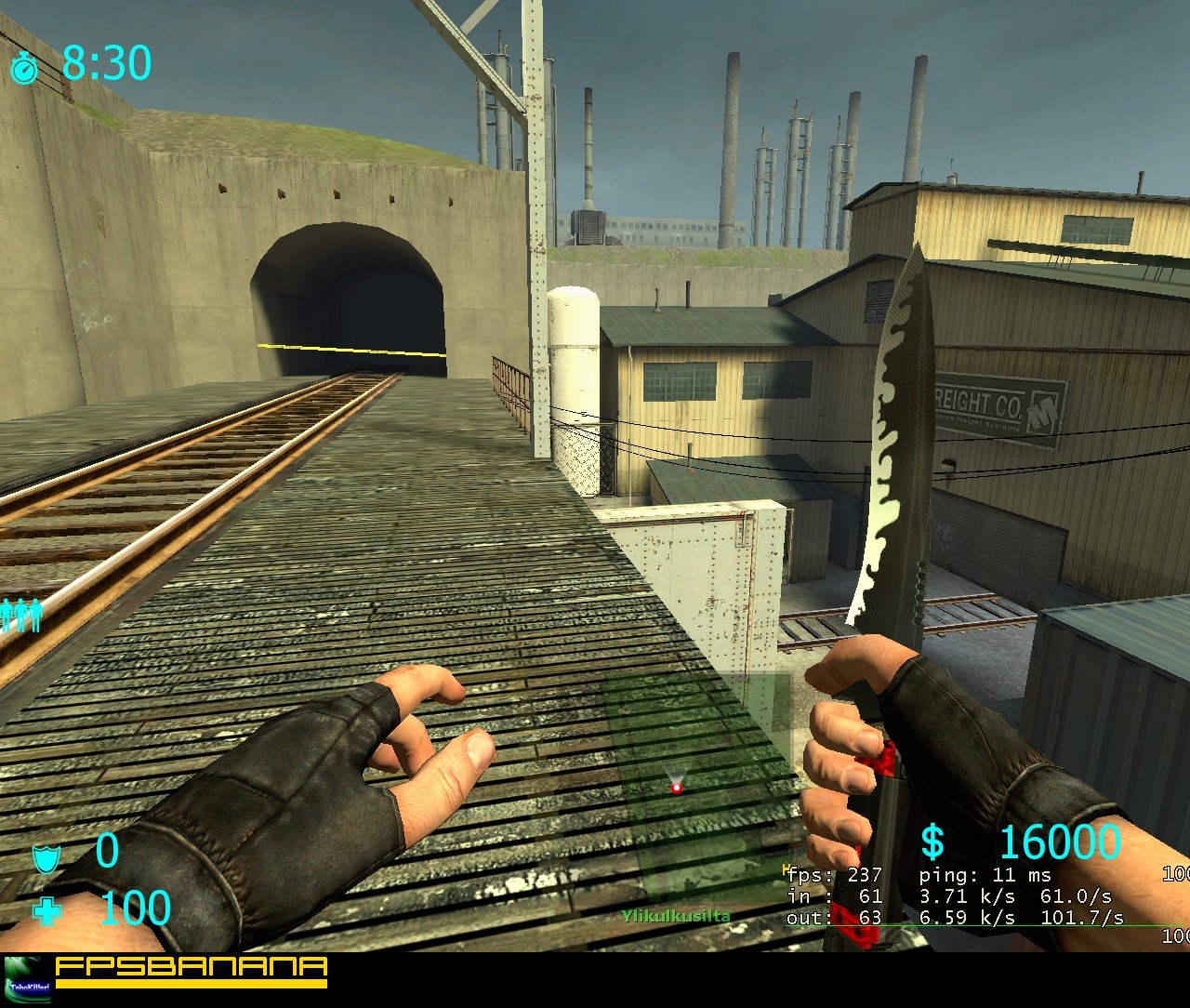 Carbon fibre knife Mod for Counter-Strike: Source | CS:S Mods