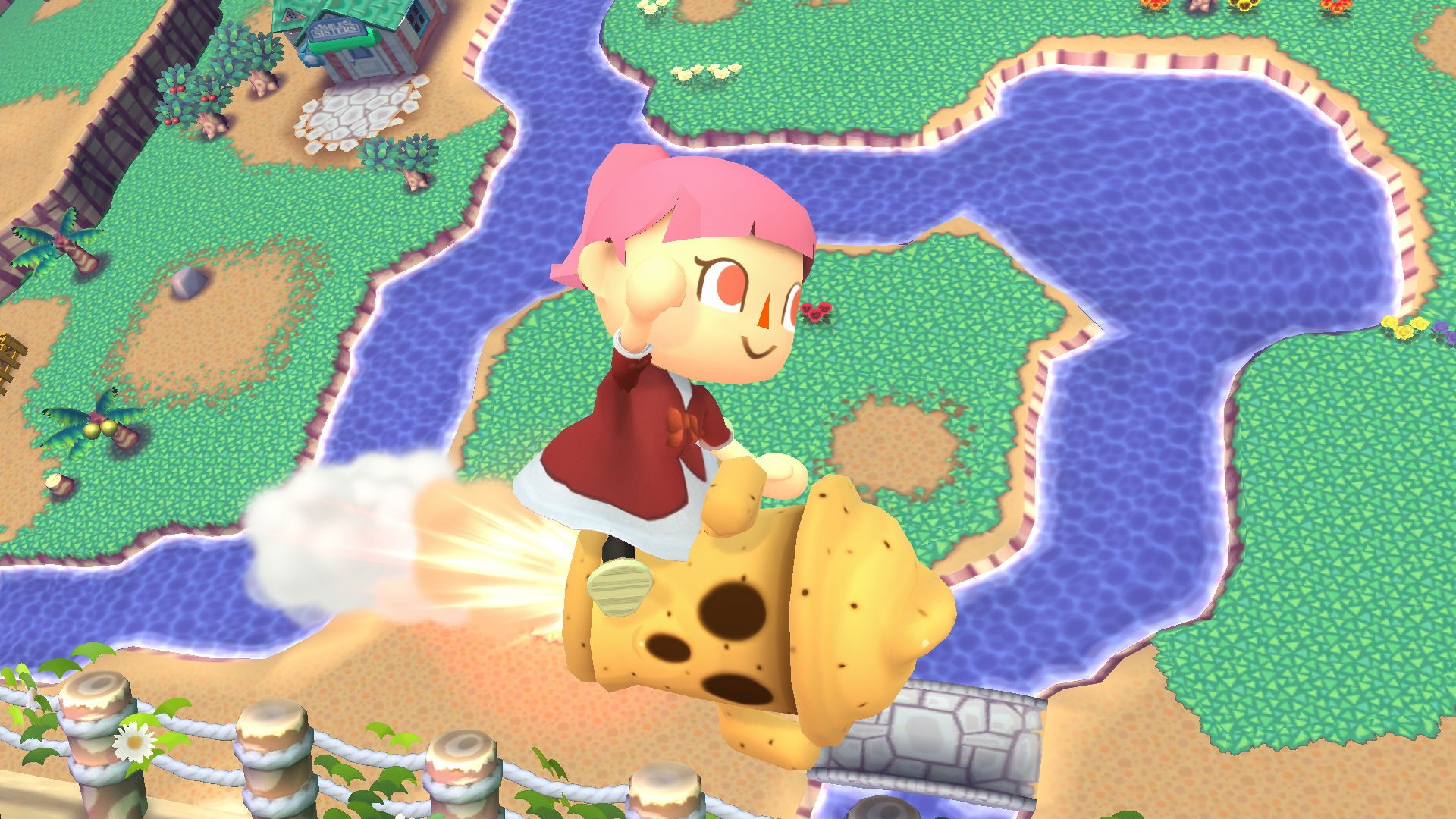 New Leaf female Villager Mod for Super Smash Bros. (Wii U) | SSB4U Mods