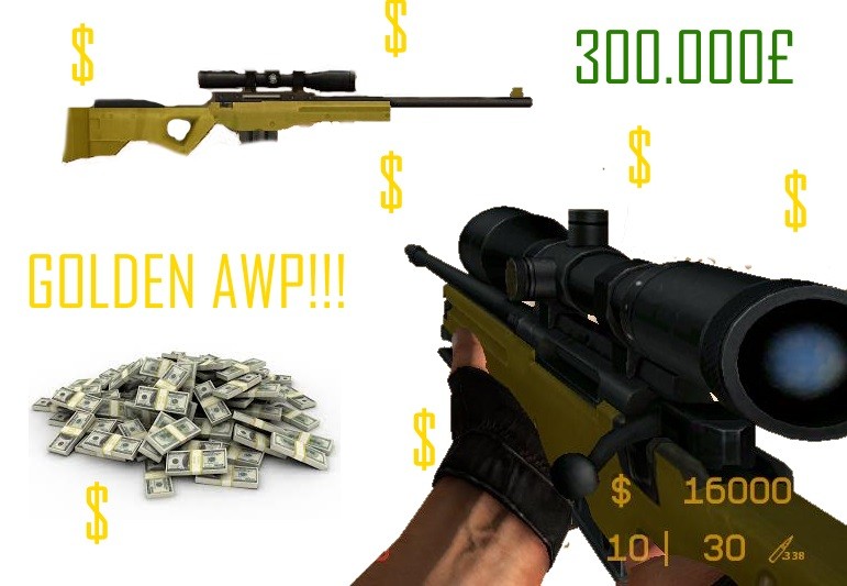 Golden AWP Mod for Counter-Strike: Source | CS:S Mods