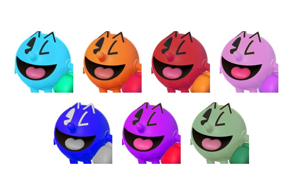 Pac-Man: Ghost Colored Skins CSPs [Super Smash Bros. (Wii U)] [Mods]