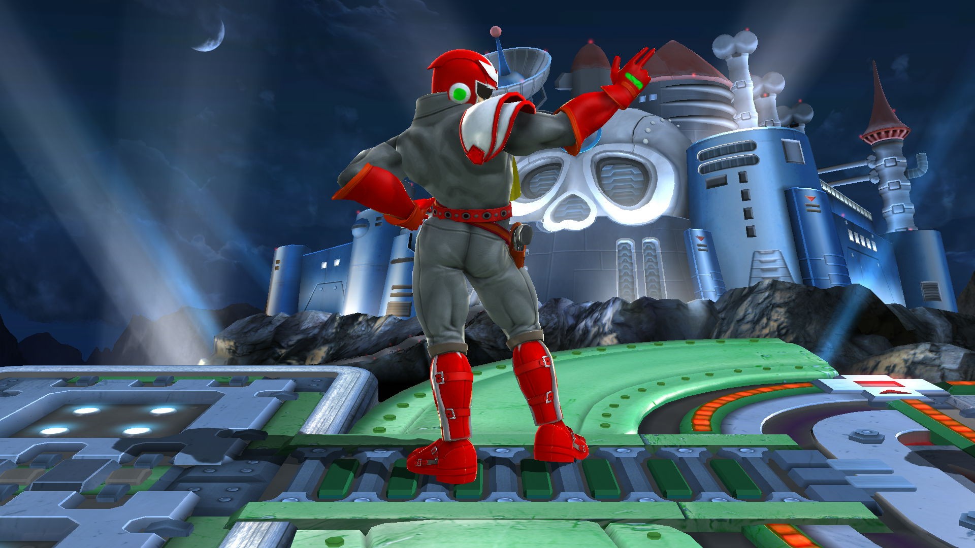 Proto Man Captain Falcon and Red Striker Skin [Super Smash Bros. (Wii U ...
