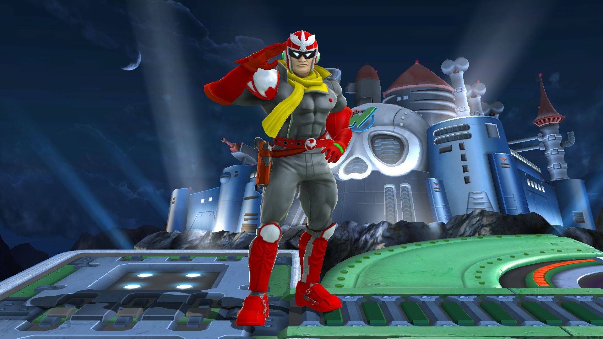 Proto Man Captain Falcon and Red Striker Skin [Super Smash Bros. (Wii U ...