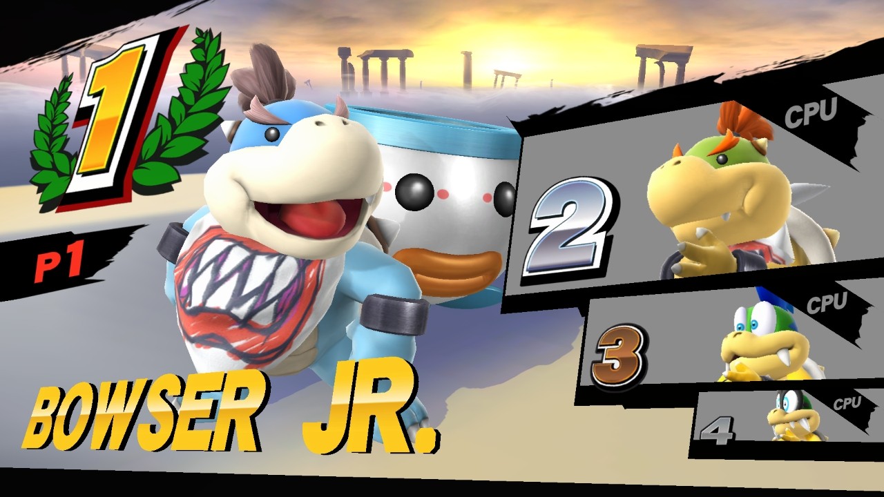 Blue Bowser Jr. [Super Smash Bros. (Wii U)] [Mods]