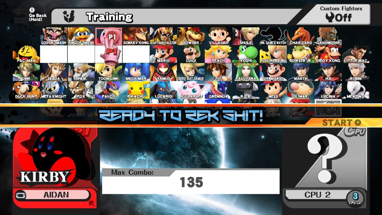 Devil Kirby Texture Pack [Super Smash Bros. (Wii U)] [Mods]