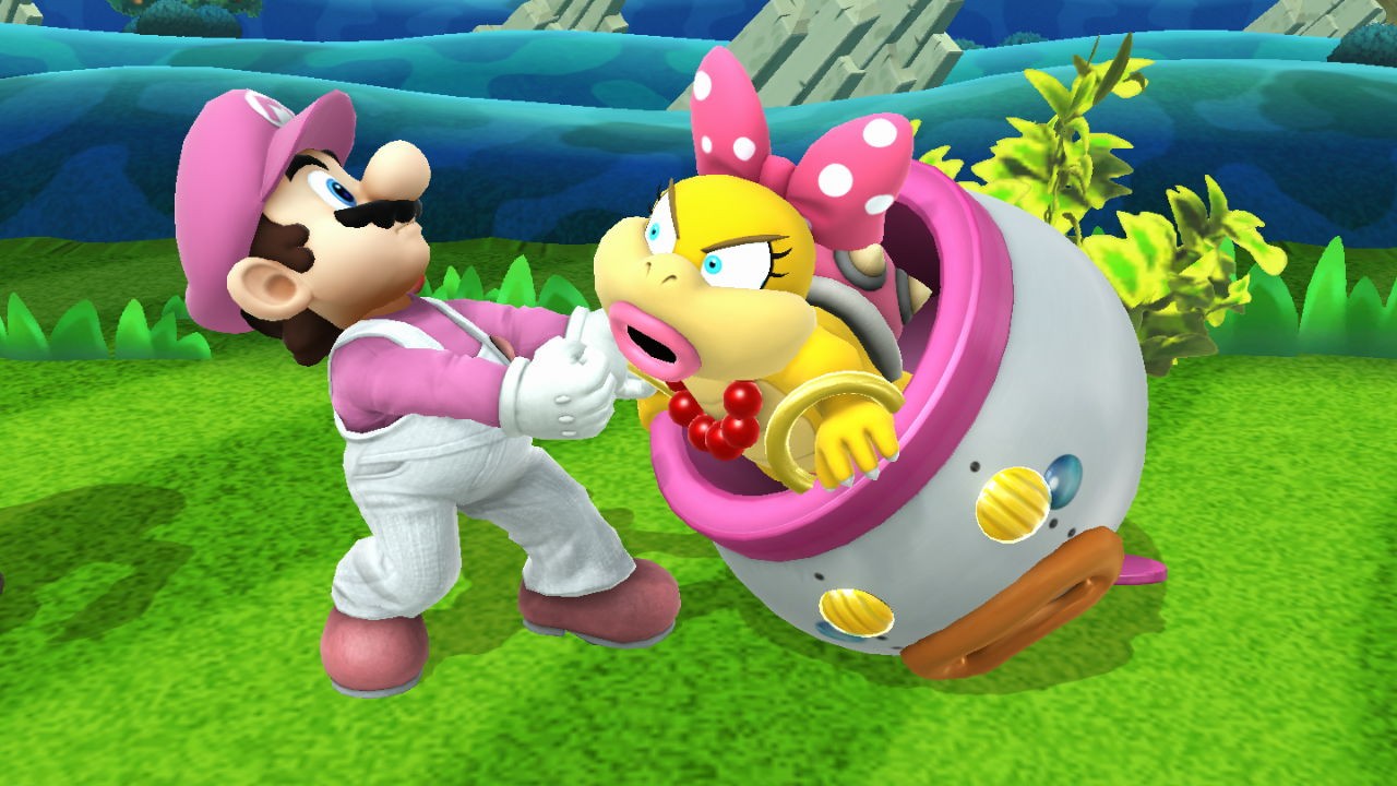 Pink Mario! [Super Smash Bros. (Wii U)] [Mods]