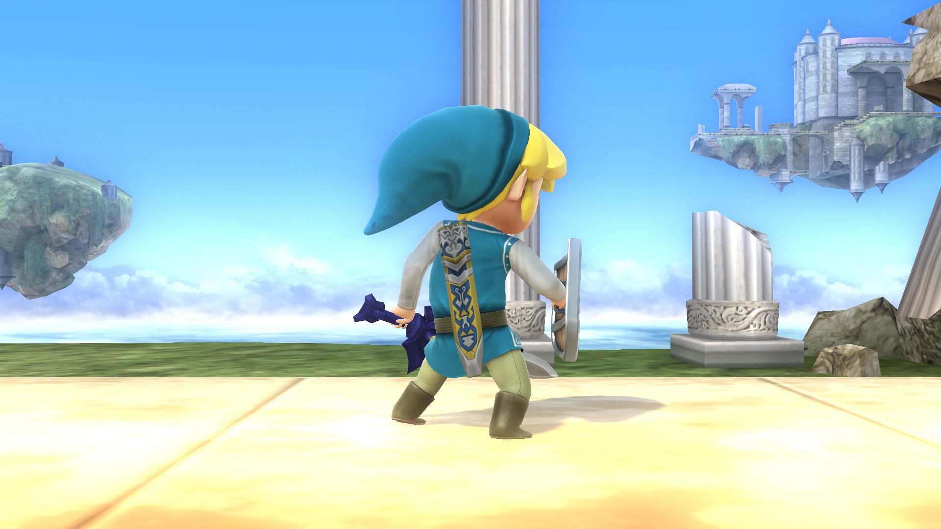 BotW Toon Link [Super Smash Bros. (Wii U)] [Mods]