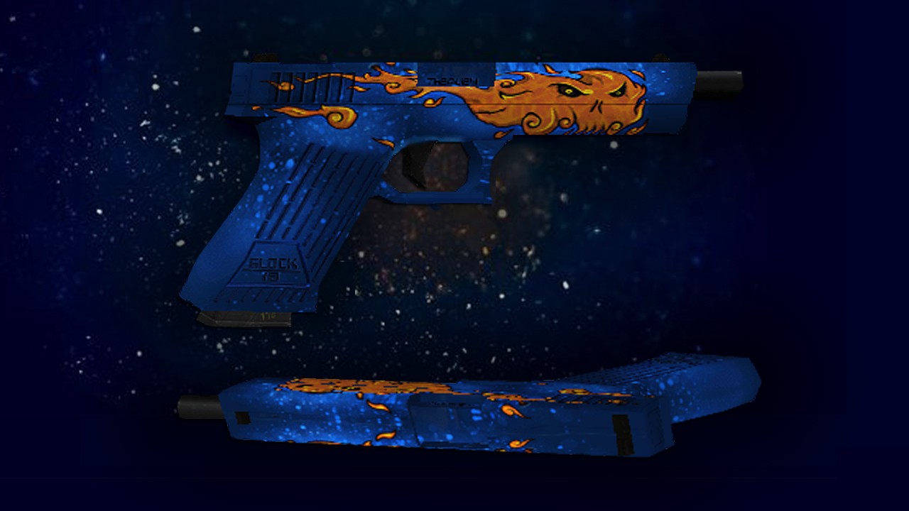 Glock-18 | Fire Elemental Mod for Counter-Strike 1.6 | CS1.6 Mods
