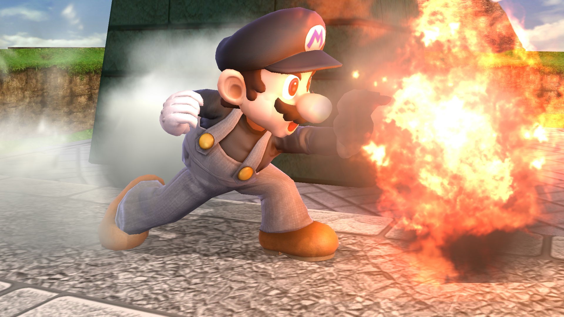 Mario Dark Costume [Super Smash Bros. (Wii U)] [Mods]