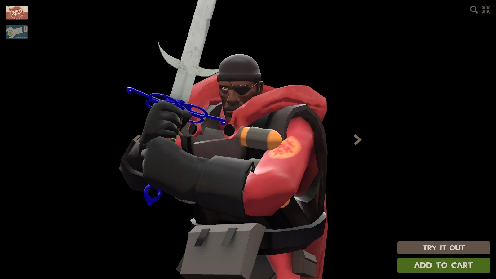 Claidheamor Skin (First Skin) Mod for Team Fortress 2 | TF2 Mods