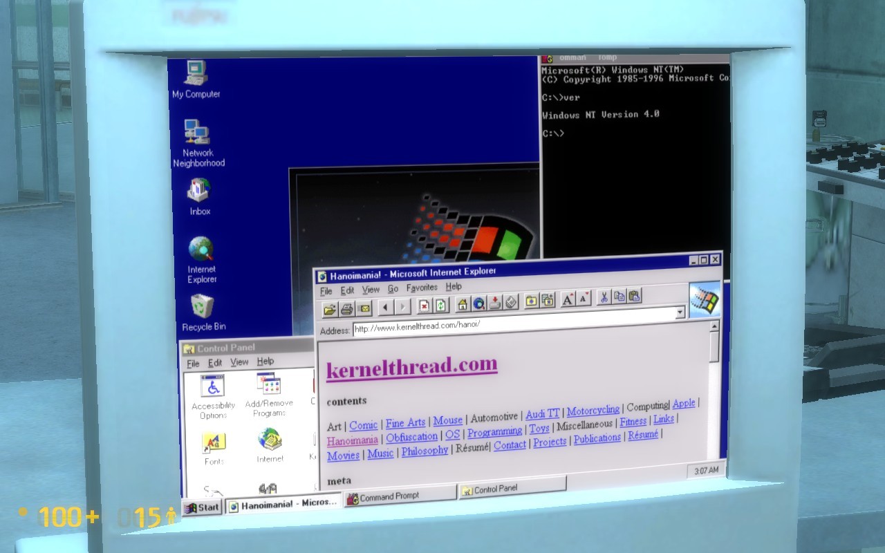 Windows NT 4.0 Monitor Screens [Black Mesa] [Mods]