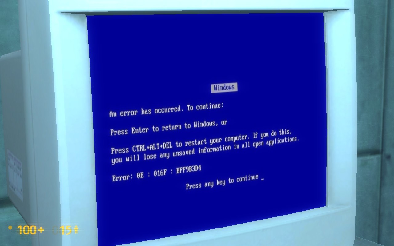 Windows 95 Monitor Screens Mod for Black Mesa | BM Mods