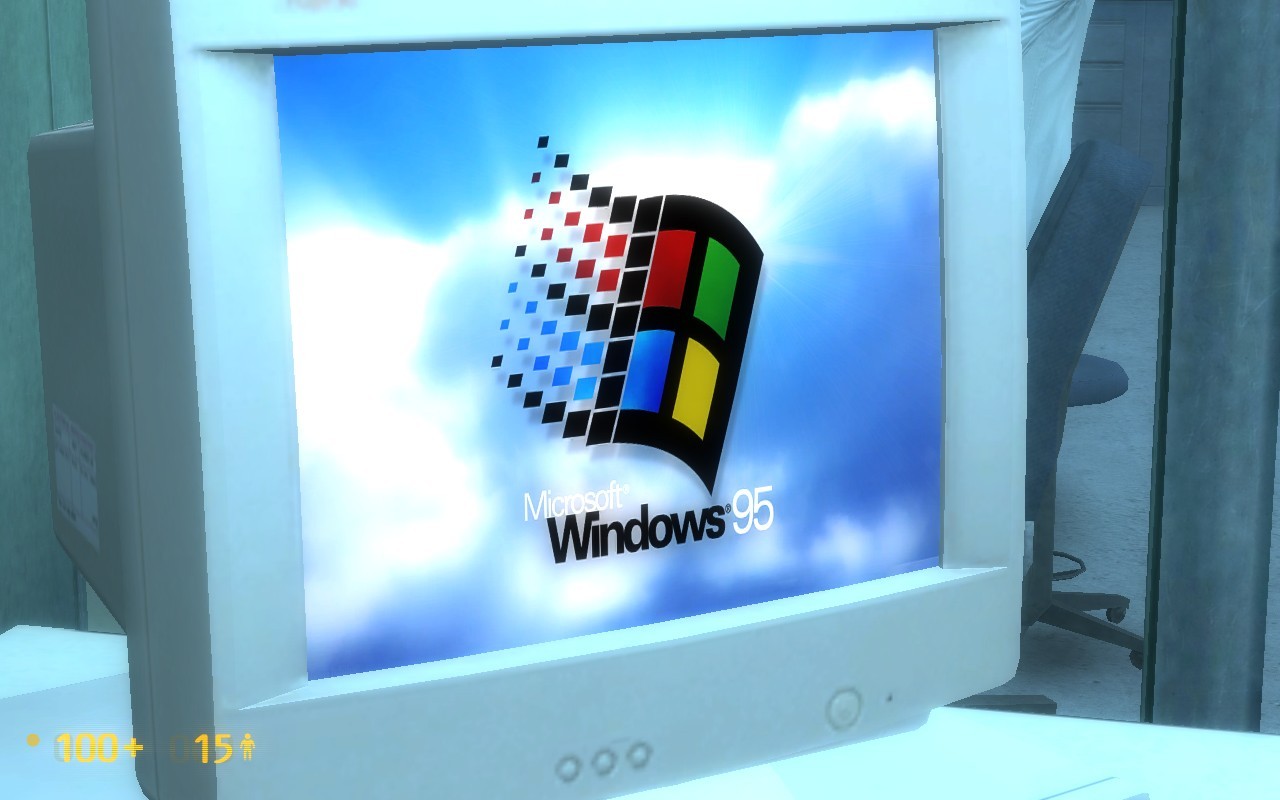 Windows 95 Monitor Screens Mod for Black Mesa | BM Mods