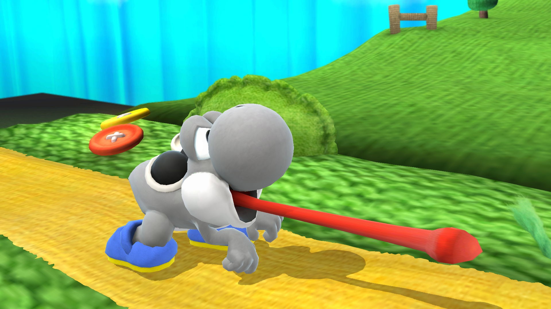 Grey Yoshi - Recolor by phili11 [Super Smash Bros. (Wii U)] [Mods]