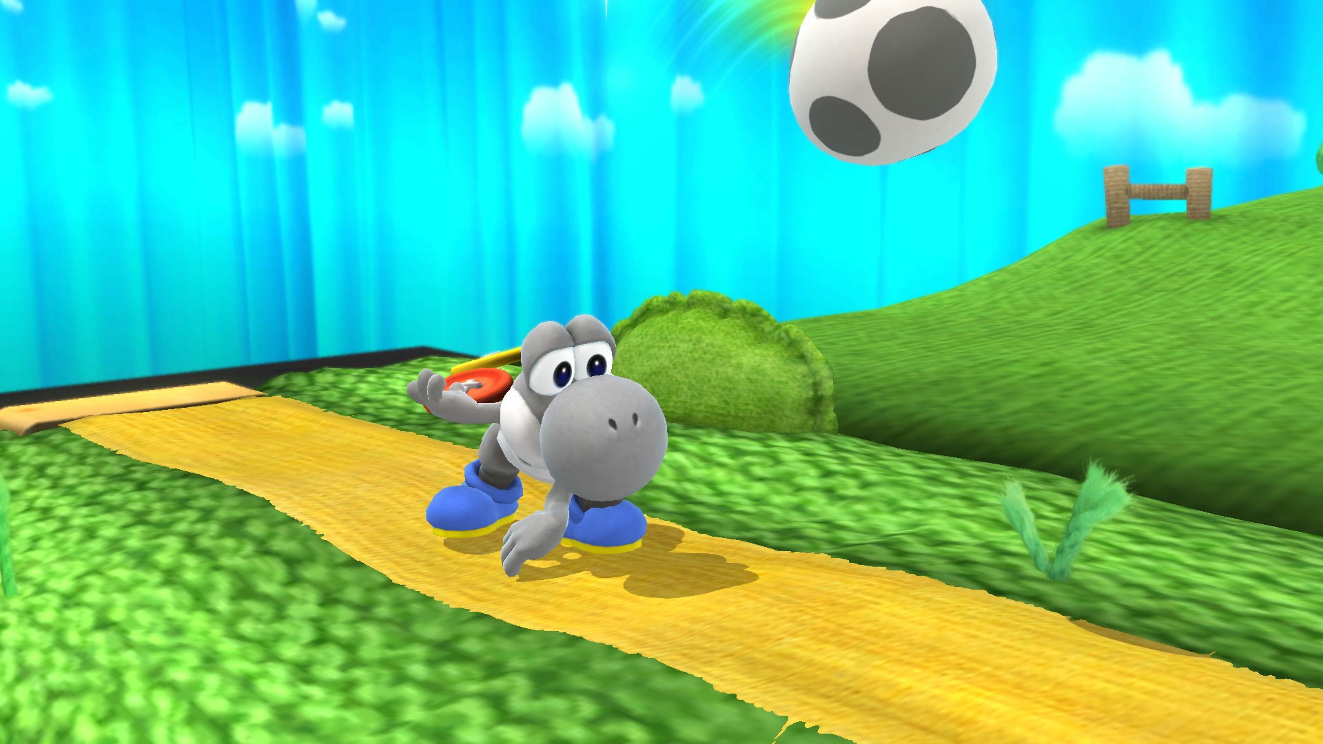 Grey Yoshi - Recolor by phili11 [Super Smash Bros. (Wii U)] [Mods]