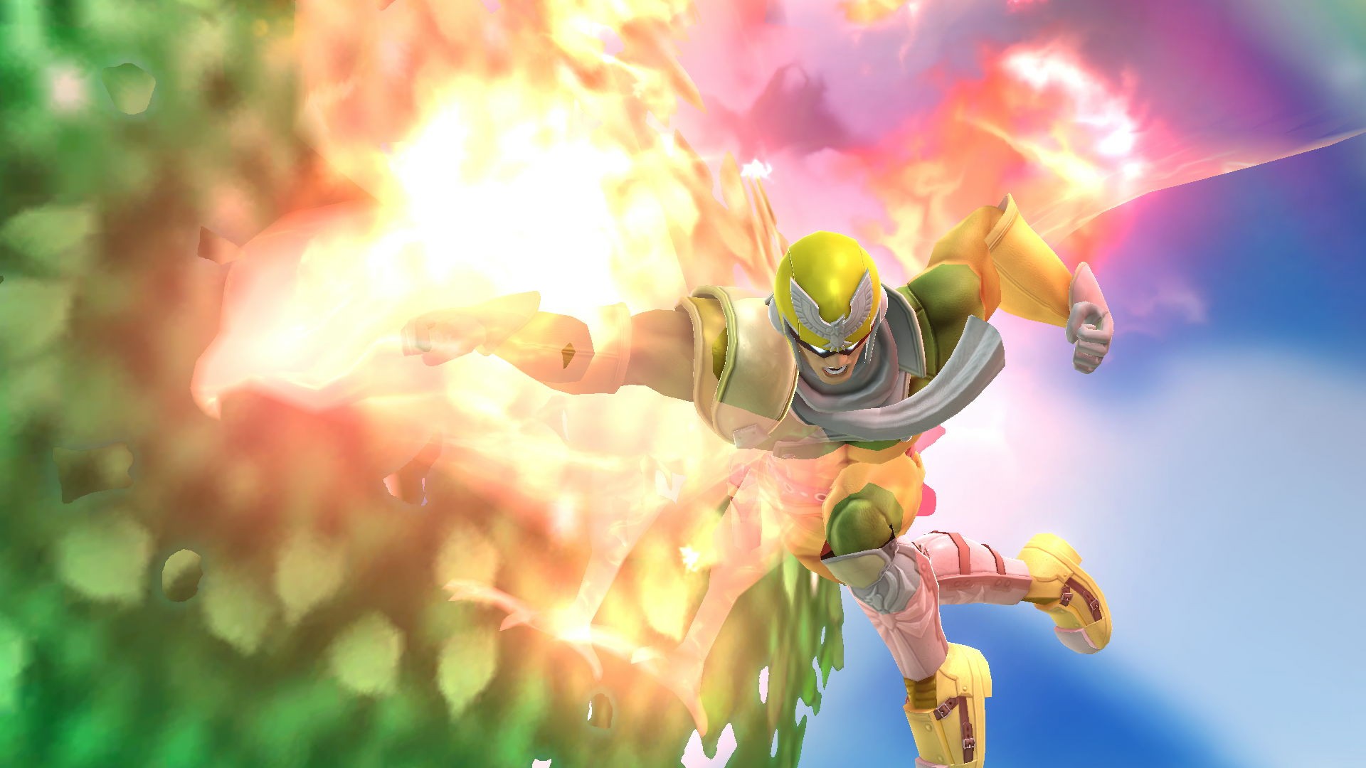Lime Green Falcon from Smash 64 Mod for Super Smash Bros. (Wii U ...