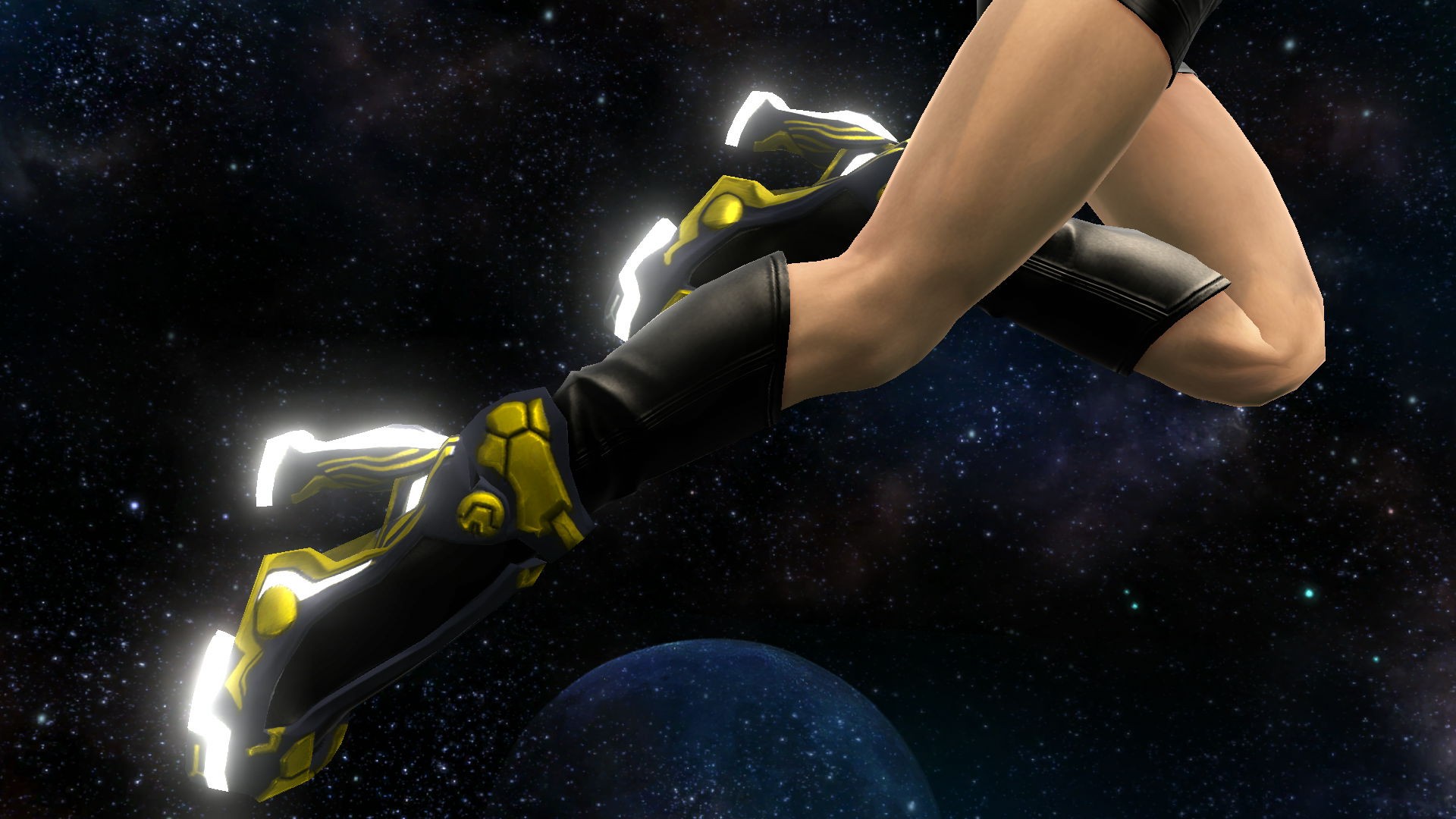 Black and Gold - Zero Suit Samus [Super Smash Bros. (Wii U)] [Mods]