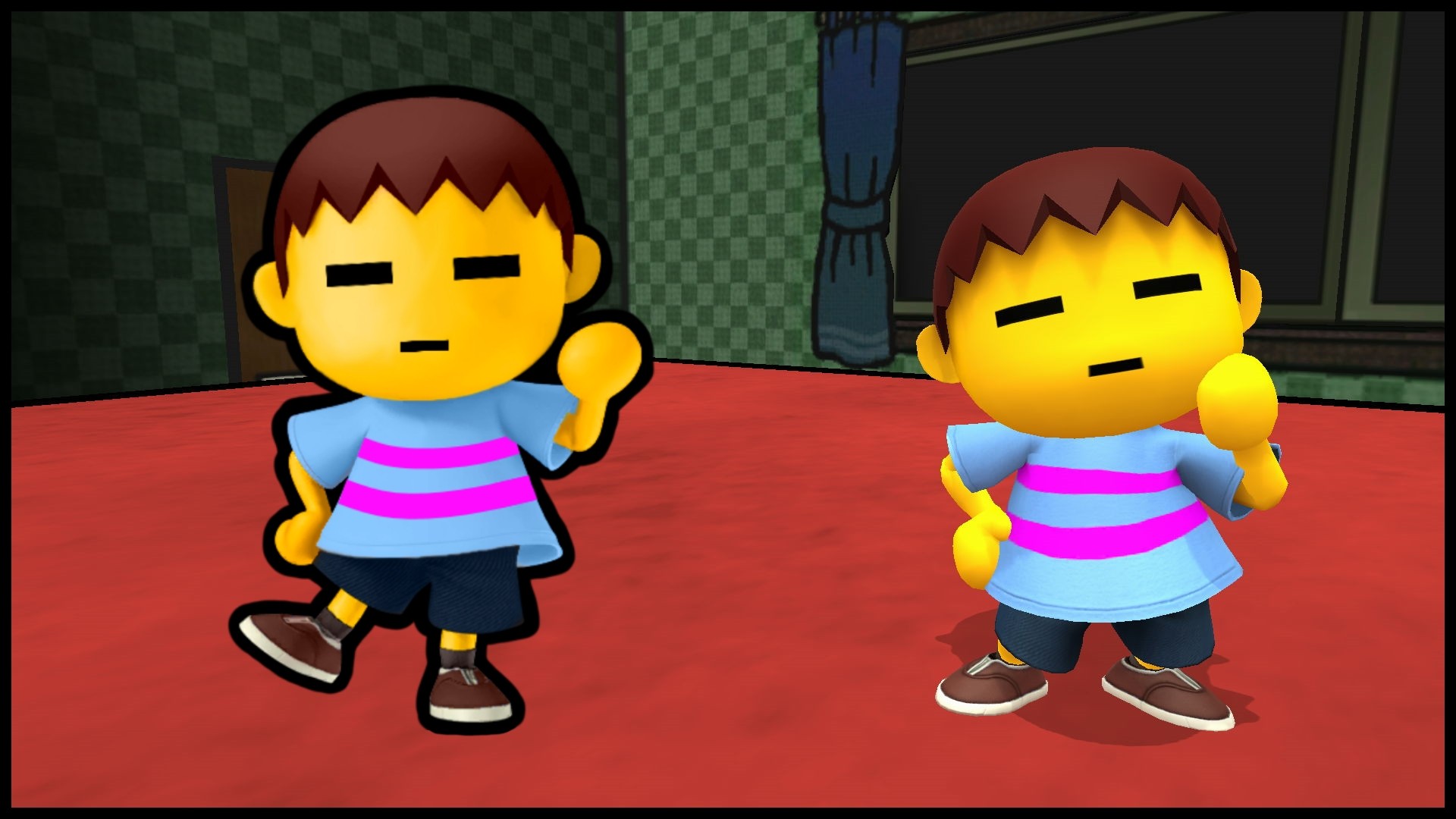 Frisk and Chara Mod for Super Smash Bros. (Wii U) | SSB4U Mods