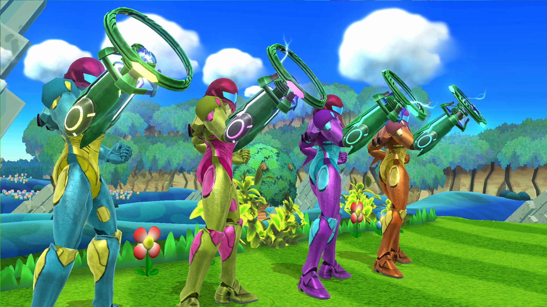 Fusion Suit Samus recolors (with CSPs) Mod for Super Smash Bros. (Wii U ...