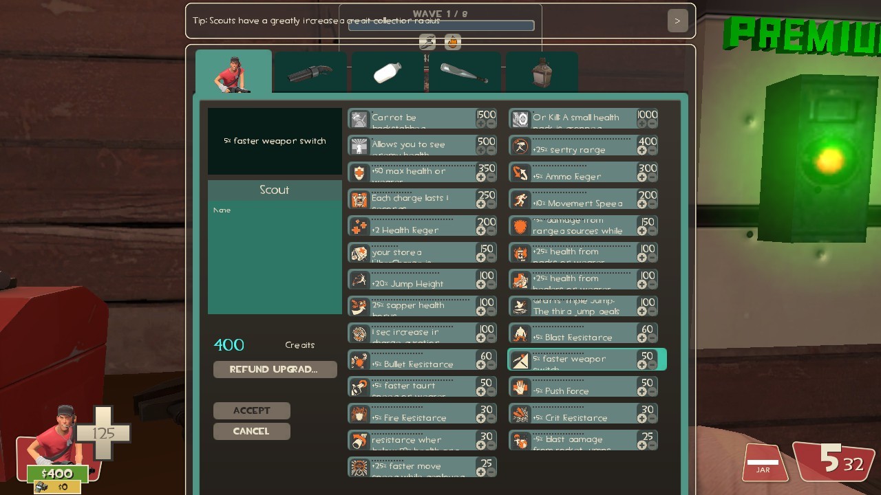 Premium Upgrade Hud for MA Mod for Team Fortress 2 | TF2 Mods