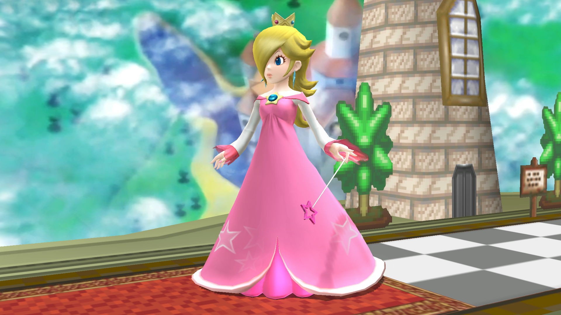 Princess Peach Rosalina [Super Smash Bros. (Wii U)] [Mods]