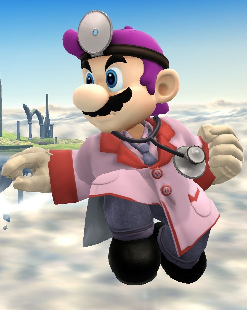 Hitagi Senjougahara (Dr. Mario Alt.) Mod for Super Smash Bros. (Wii U ...