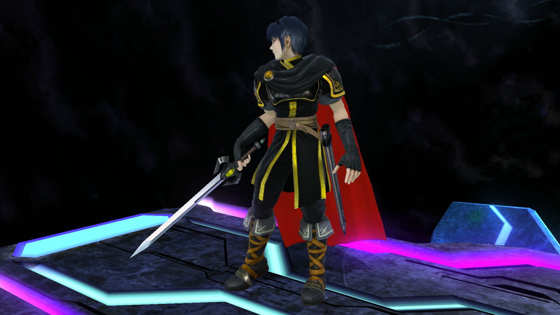 Better Black Marth Mod for Super Smash Bros. (Wii U) | SSB4U Mods
