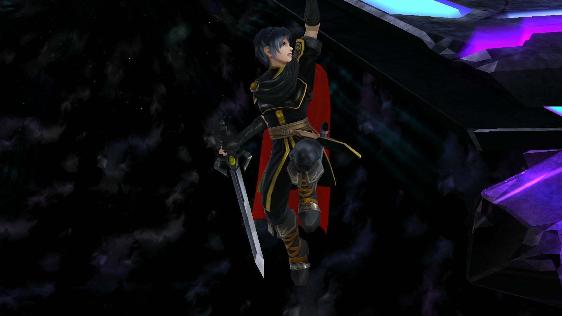 Better Black Marth Mod for Super Smash Bros. (Wii U) | SSB4U Mods