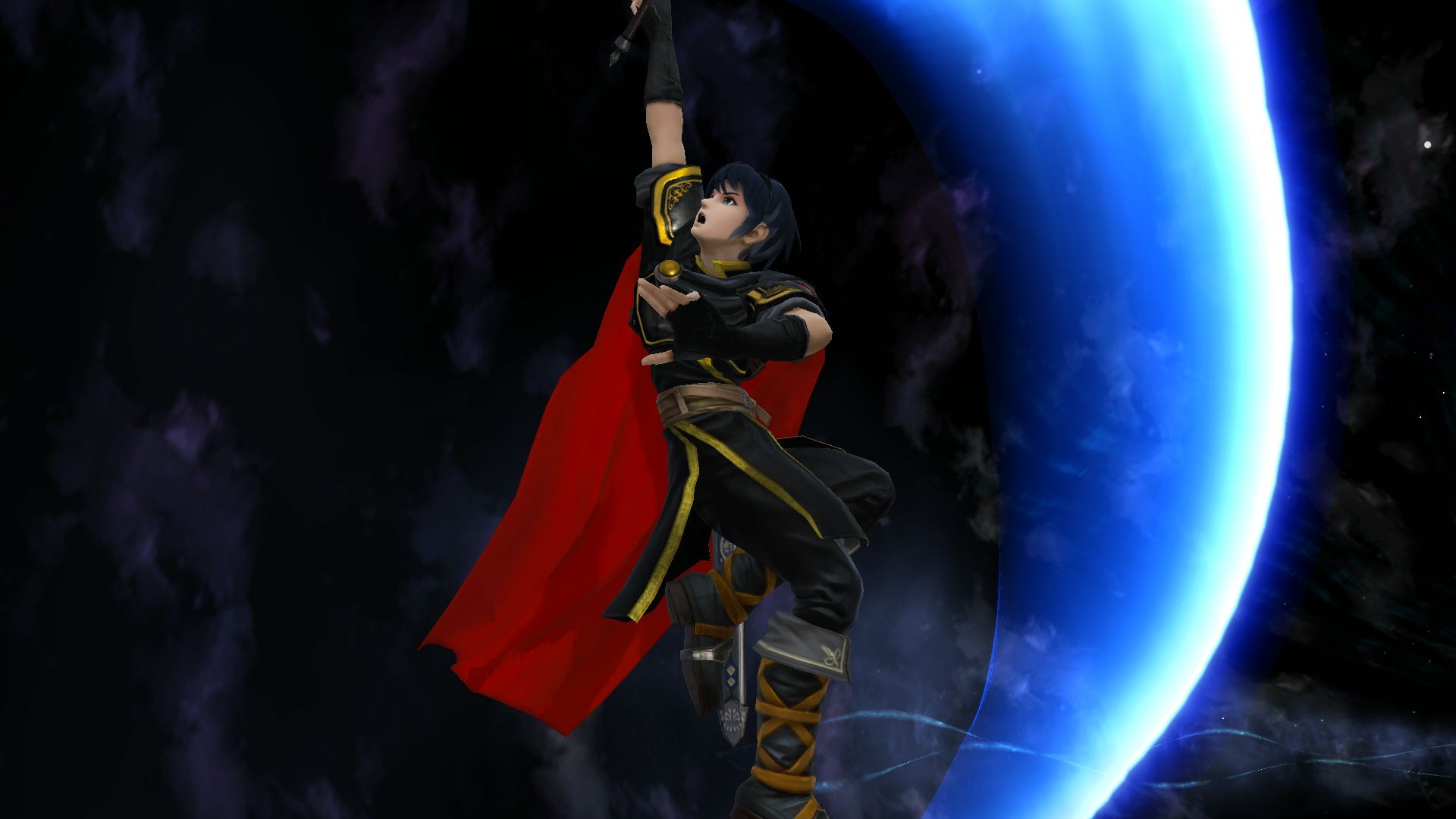 Better Black Marth Mod for Super Smash Bros. (Wii U) | SSB4U Mods